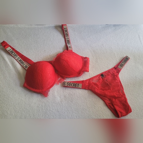 Victoria's Secret | Intimates & Sleepwear | Victorias Secret Rhinestone ...